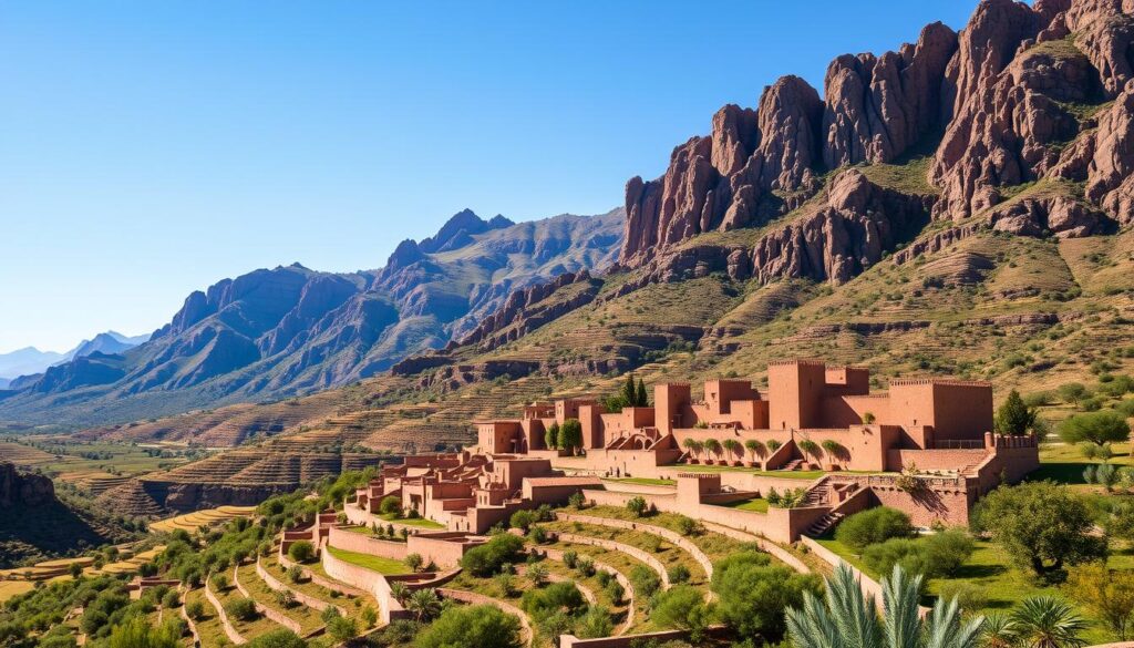Traditional building materials in Morocco