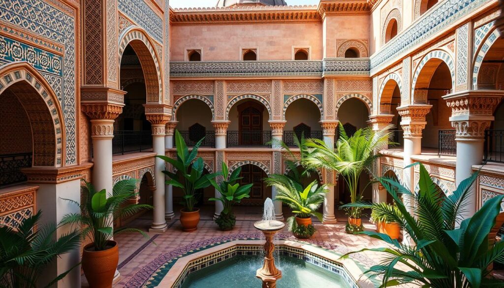 Traditional building materials in Morocco